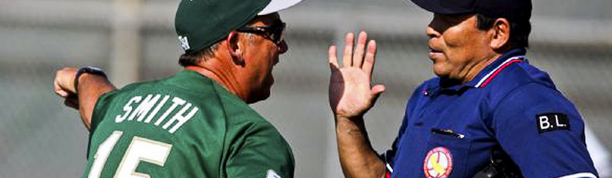 Baseball Coach Yelling At Players